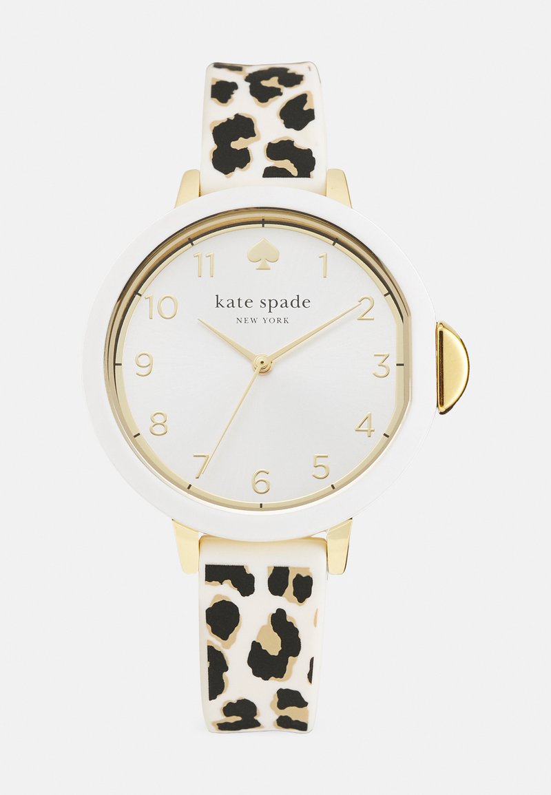 kate spade new york WATCH PARK ROW - Watch - white/black/gold-coloured ...