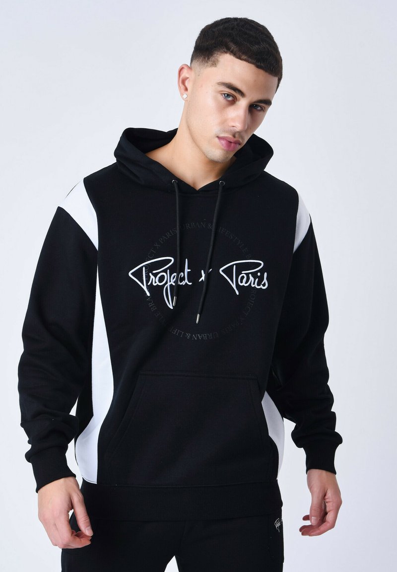 Project X Paris SIGNATURE CERCLE - Sweat à capuche - noir - ZALANDO.FR