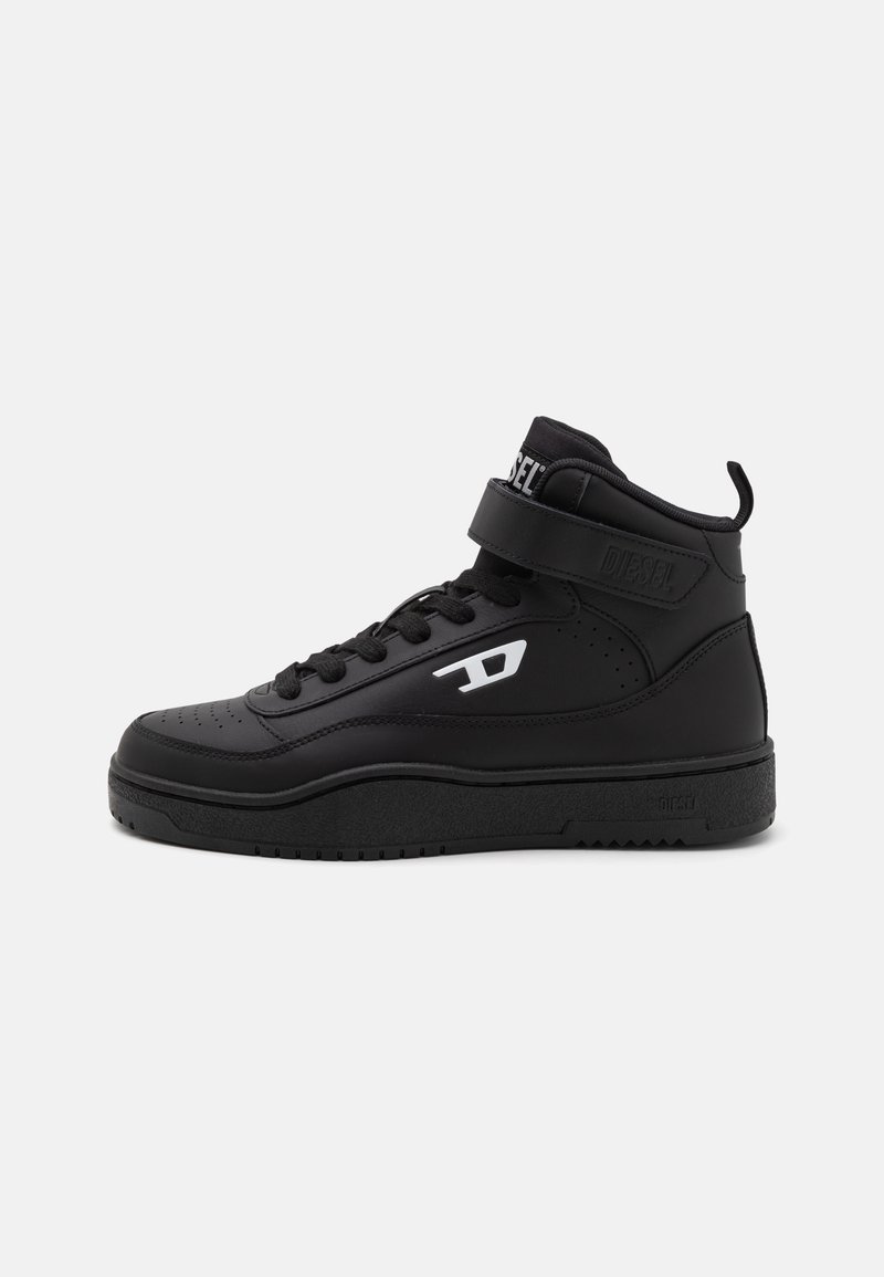 Diesel S-TRACKER-D MID - Sapatilhas de cano alto - black/preto - Zalando.pt