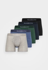 Abercrombie & Fitch COLOR FOCUS 5 PACK - Shorty - green/blue/black/grey ...