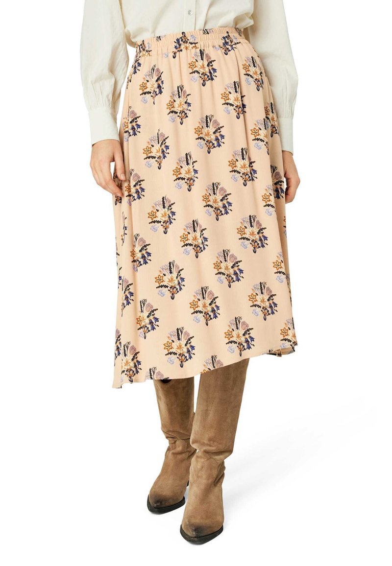Noa Noa BELLANN - A-Linien-Rock - print beige/beige - Zalando.at