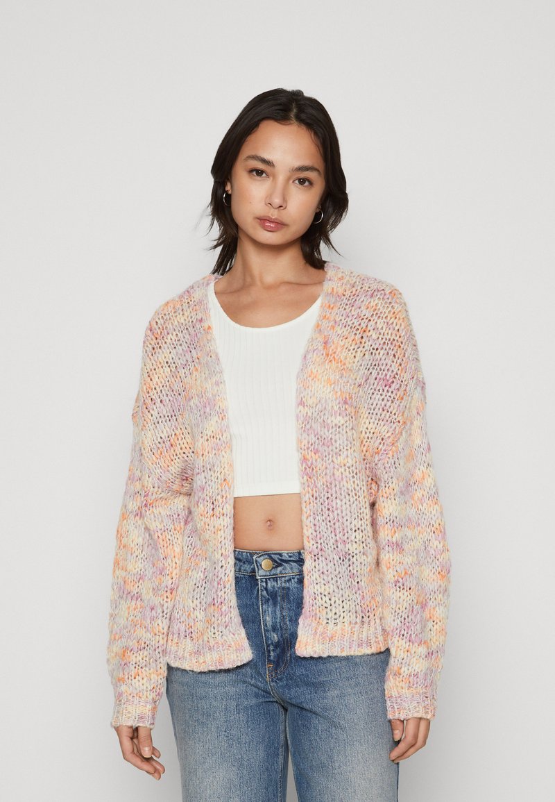 Vero Moda Petite VMRASPBERRY OPEN CARDIGAN - Cardigan - birch/pastel ...
