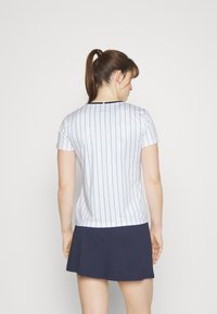 Fila LEONIE - T-Shirt basic - white / navy/weiß - Zalando.at
