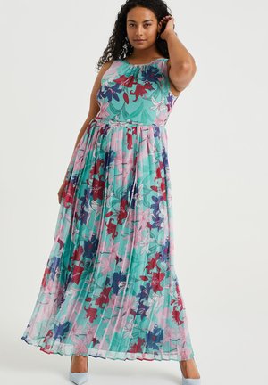 WE Fashion CURVE - Robe longue - blue/bleu - ZALANDO.BE