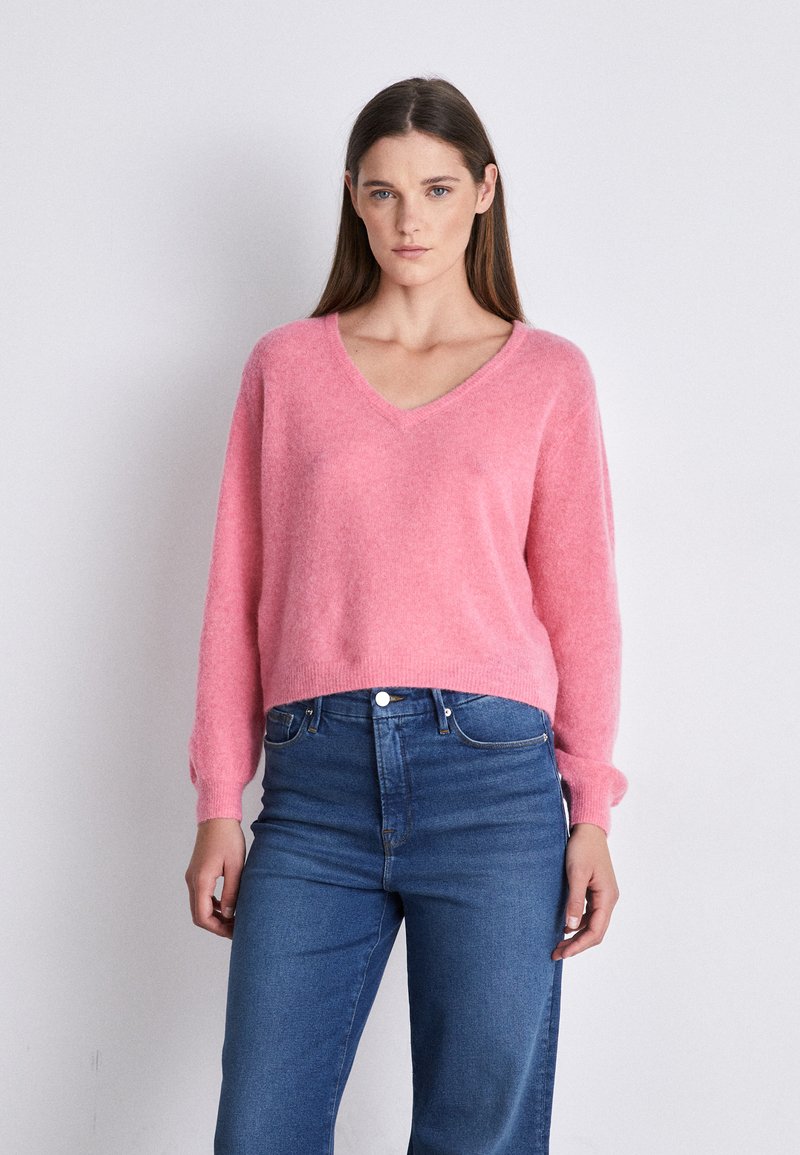 American Vintage RAZ - Jumper - rose bonbon chine/mottled light pink ...