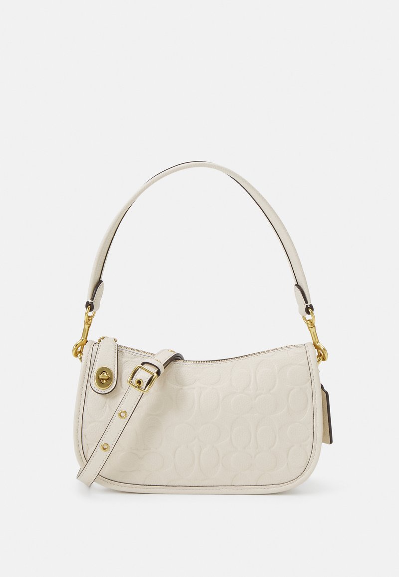 Coach EXCLUSIVE SIGNATURE SWINGER - Handväska - chalk/offwhite - Zalando.se