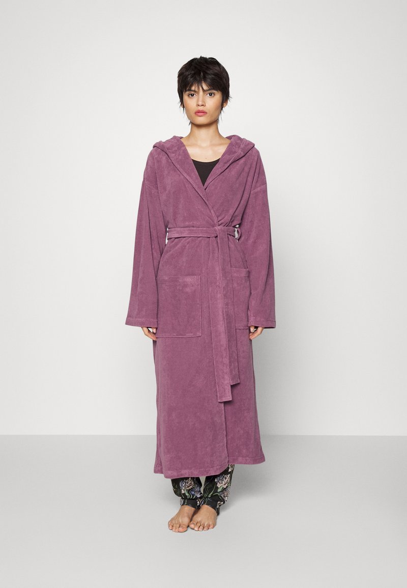 LASCANA BATHROBE MAXI - Dressing gown - mauve/berry - Zalando.ie