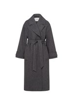 IVY OAK CLAUDIA - Klasický kabát - herringbone/špinavě bílá - Zalando.cz