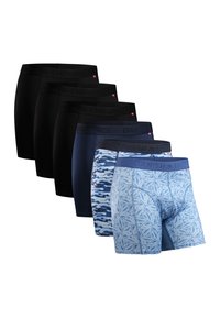 Danish Endurance SPORTS TRUNKS - Boxershorts - black/blue/mosaic/blau ...