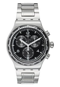 Swatch NIGHT FLIGHT - Chronograph watch - silver-coloured - Zalando