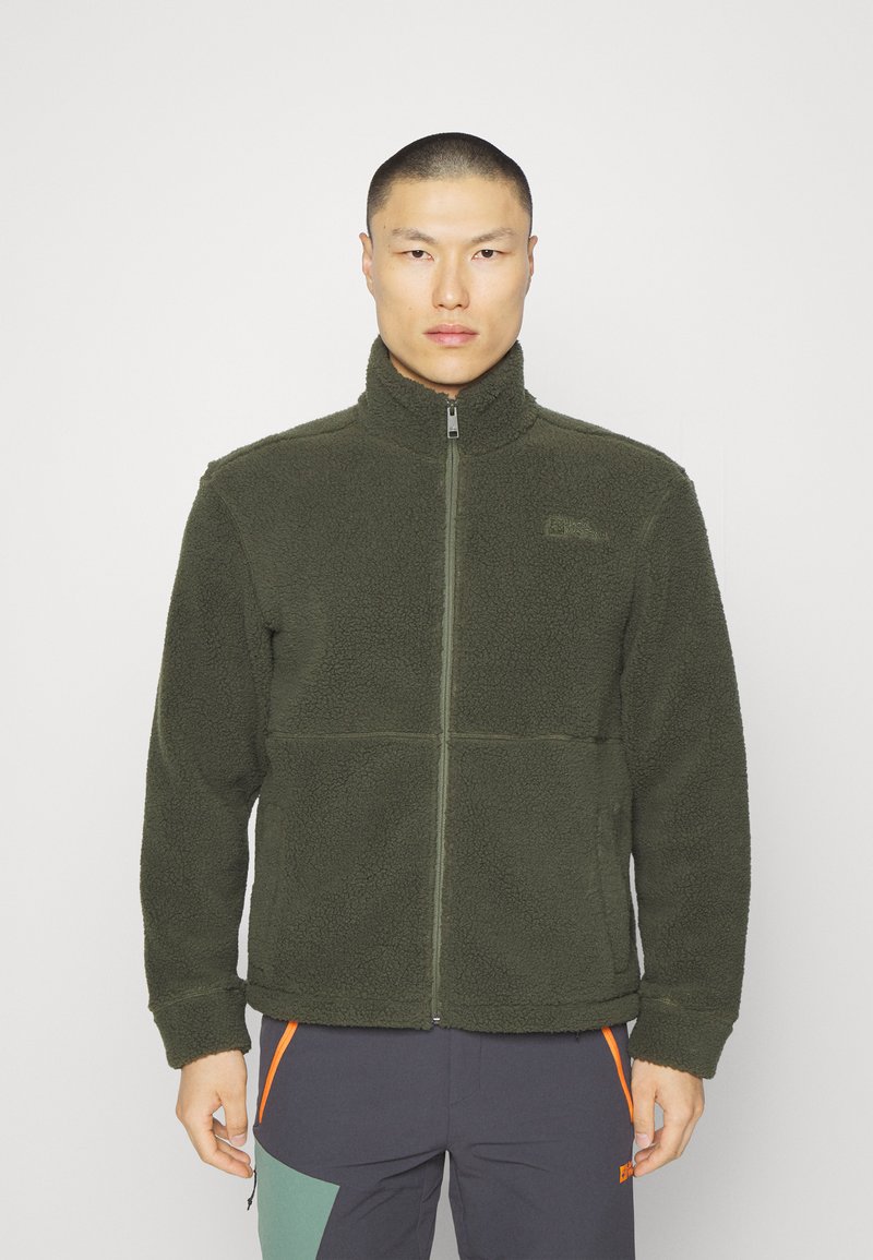 Jack Wolfskin FELSLICHT JACKET - Fleecejacke - island moss/grün ...