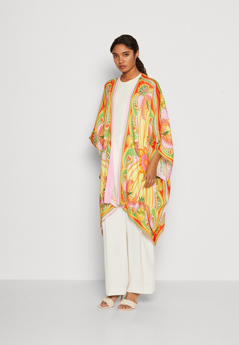Farm Rio BEACH TOUCANS SCARF KIMONO - Summer jacket - multicolor/multi ...