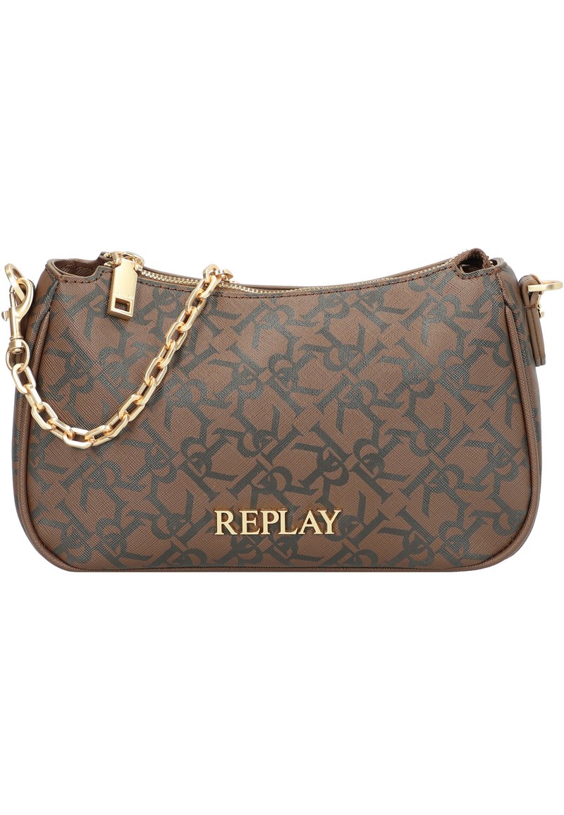 Replay Handbag - dark brown wood/brown - Zalando.de
