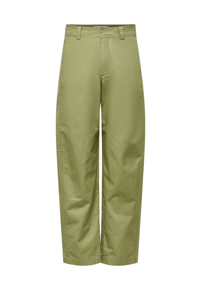 JDY JDYSELMA Barrel Fit - Kalhoty - dried herb/zelená - Zalando.cz