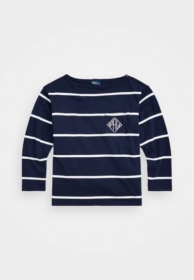 Polo Ralph Lauren LONG-SLEEVE JERSEY CREWNECK T-SHIRT - Longsleeve - cruise navy/blauw - Zalando.be