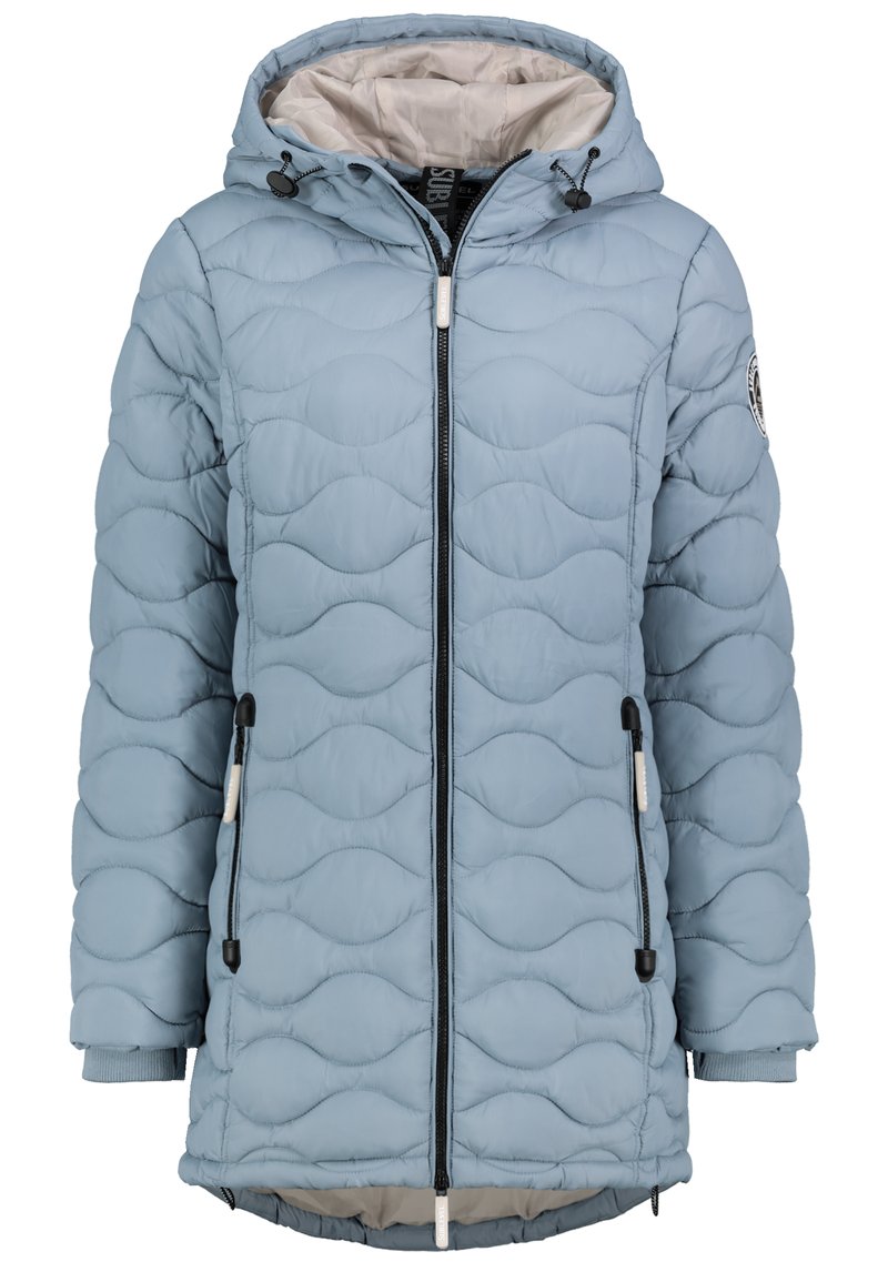 Sublevel STEPP MIT MUSTER - Winterjas - light blue/lichtblauw - Zalando.nl