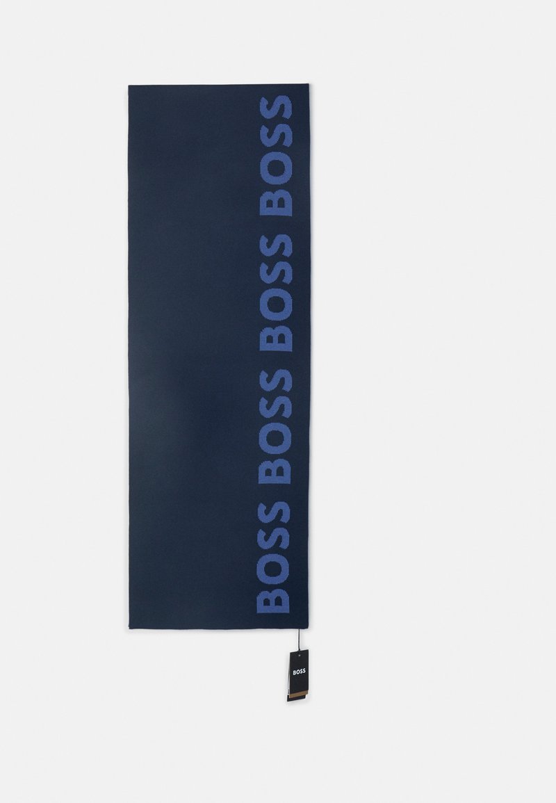 BOSS PARADISO UNISEX SET - Scarf - dark blue - Zalando.co.uk