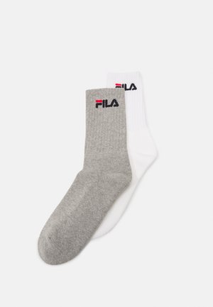 Fila GHOST SILICON HEEL INSIDE UNISEX 6 PACK - Sokker - black/white ...