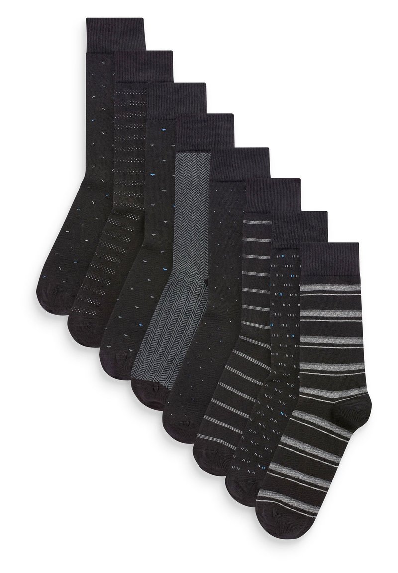 Next PATTERN 8 PACK - Socken - black/schwarz - Zalando.ch