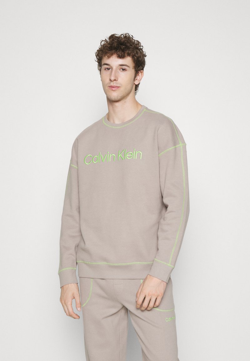 Calvin Klein Underwear FUTURE SHIFT - Haut de pyjama - satelite/beige ...