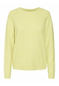 Vero Moda VMDOFFY O NECK - Trui - Sulphur Spring/geel - Zalando.nl