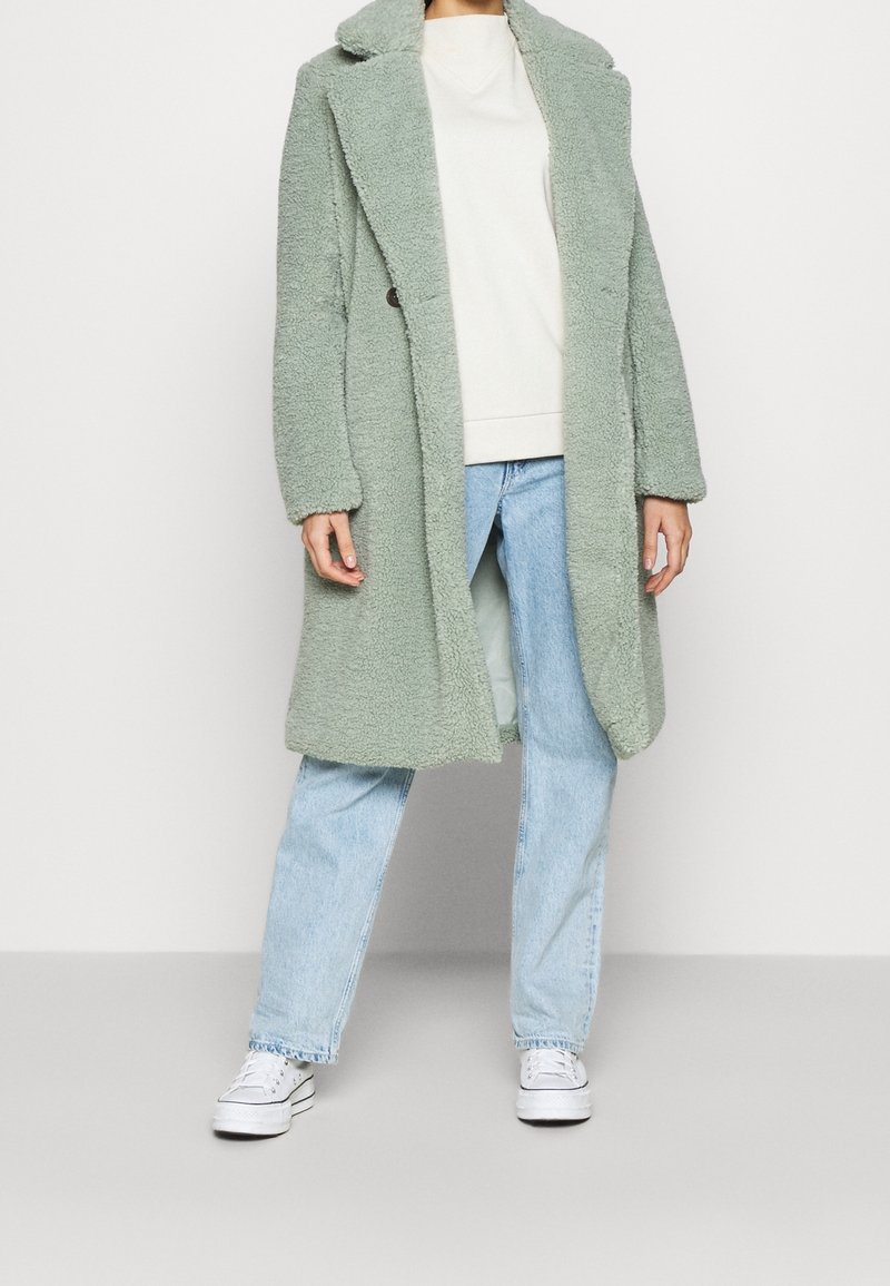 New Look Vinterfrakke - light green/lysegrøn - (Pre-owned) - Zalando.dk