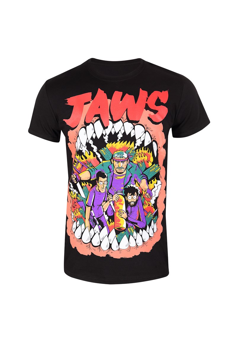 Henry Tiger JAWS STYLISED POSTER - Triko s potiskem - black/černá ...