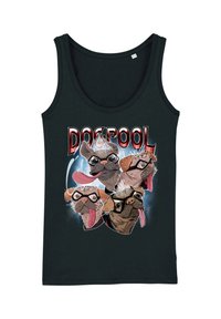 Marvel DEADPOOL WOLVERINE DOGPOOL AND LIGHTNING - TANK - Linne - black ...
