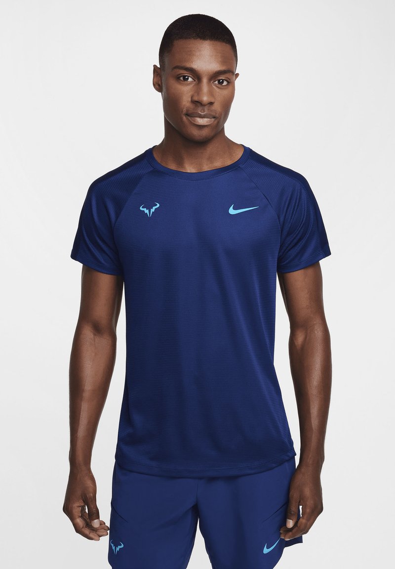Nike Performance RAFA CHALLENGER - Sport T-shirt - blue void laser blue ...