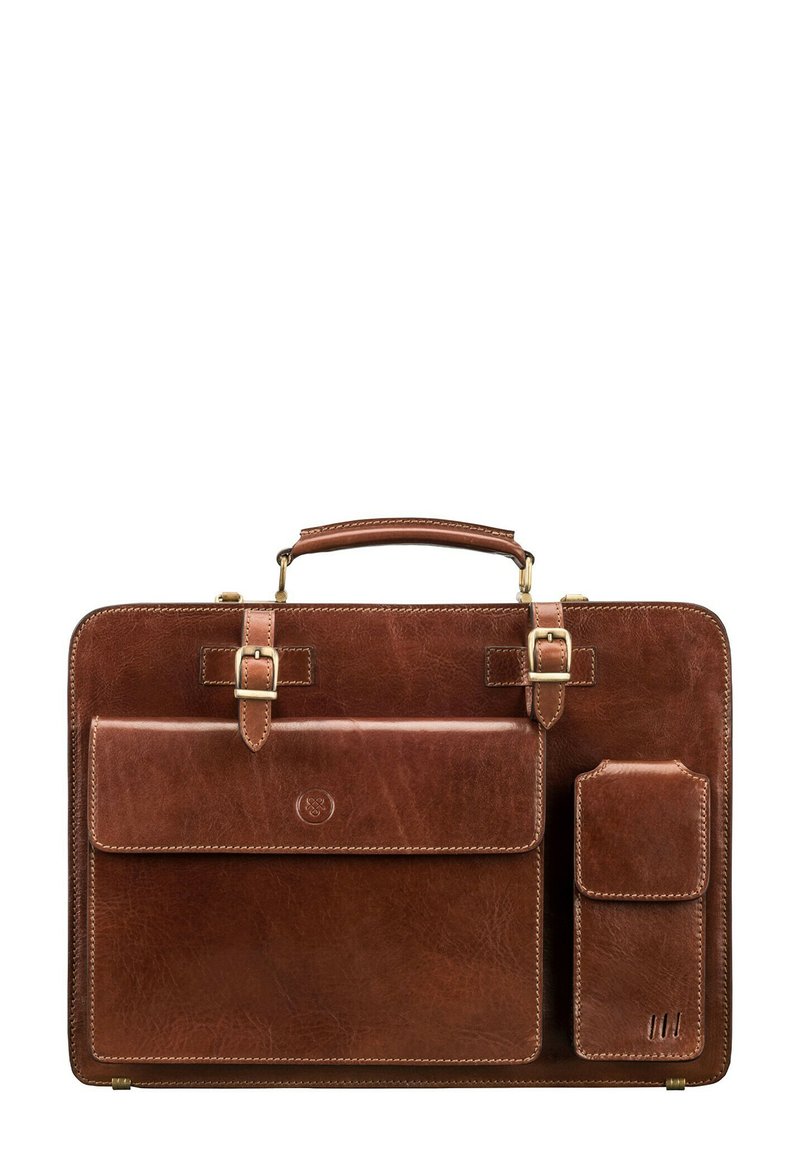 Maxwell Scott THE ALANZO - Briefcase - cognac - Zalando.de