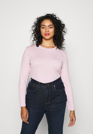 Levi's® Plus BABY TEE - Topper langermet - ecru/black/hvit - Zalando.no