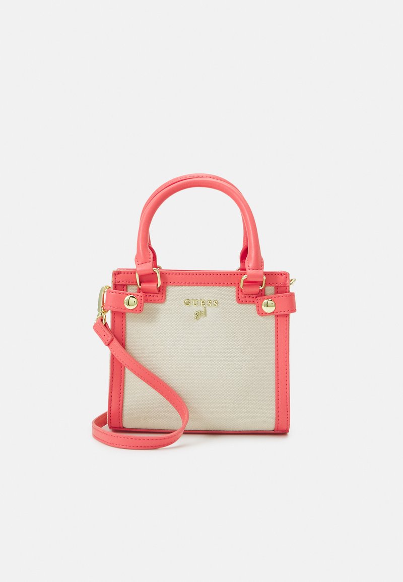 Guess SATCHEL - Bandolera - sunkist coral/rosa - Zalando.es