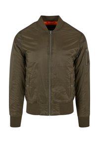 Urban Classics BASIC - Bomber Jacket - darkolive/dark green - Zalando.ie