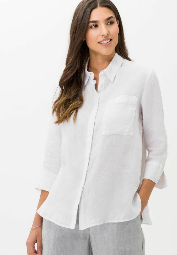 BRAX STYLE VICKI - Camisa - white/blanco - Zalando.es