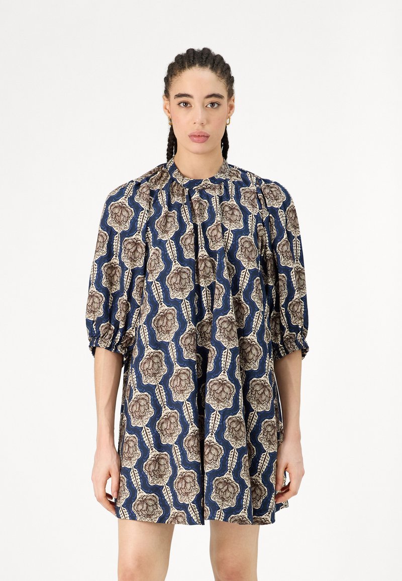 Object OBJEMMI DRESS - Day dress - black/white sand/black - Zalando.ie