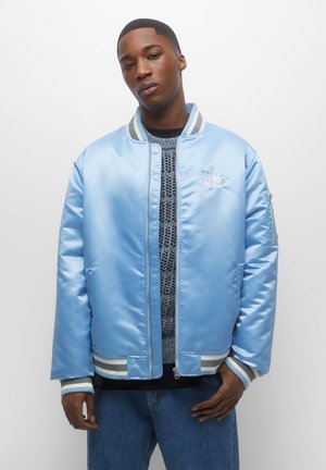 FUBU VARSITY COLLEGE JACKET - Blouson Bomber - light blue/bleu clair ...