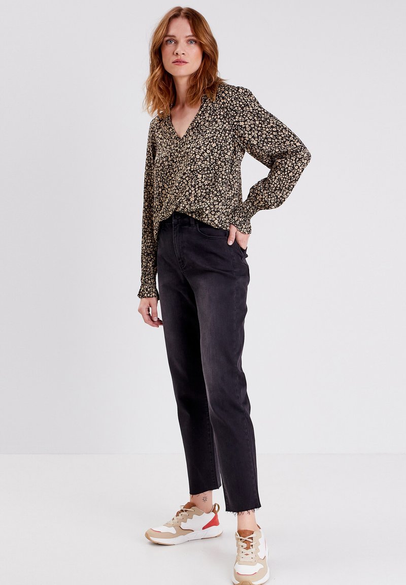 BONOBO Jeans LANGEN ÄRMELN - Blouse - noir - ZALANDO.FR