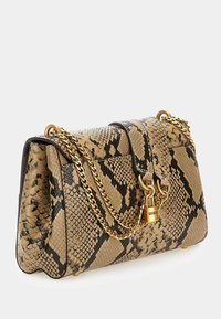 Guess KATEY MIT IN PYTHON-OPTIK - Umhängetasche - animalprint braun ...