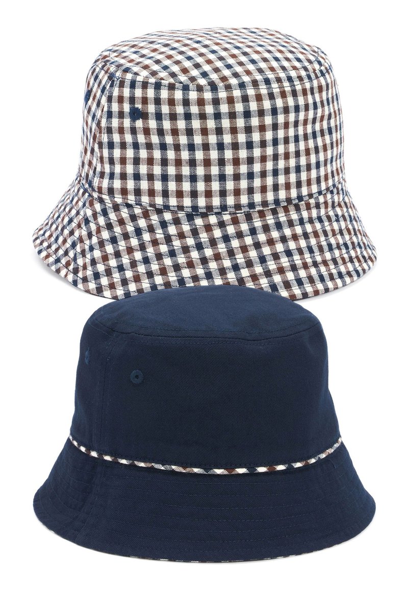 Next REVERSIBLE BUCKET HAT - Hoed - navy blue check/blauw - Zalando.nl