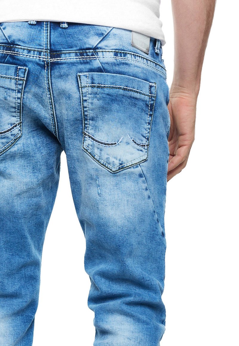 Rusty Neal ODAR - Slim fit jeans - blue used/blauw - Zalando.nl