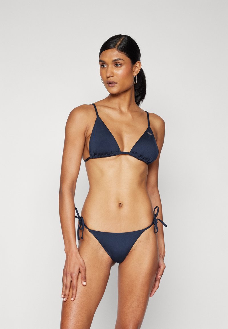 Emporio Armani CUPS TRIANGLE AND STRING BRAZILIAN SET - Bikini - marine/dunkelblau - Zalando.at