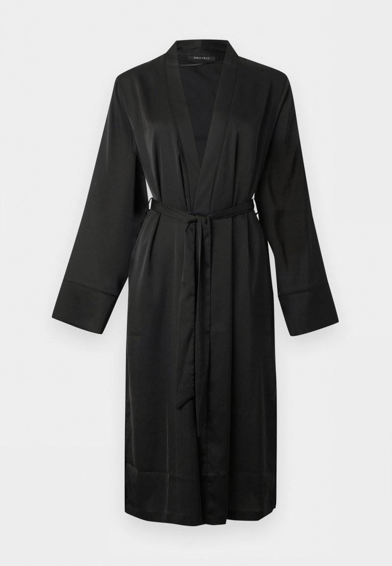 Anna Field Morgonrock - black/svart - Zalando.se