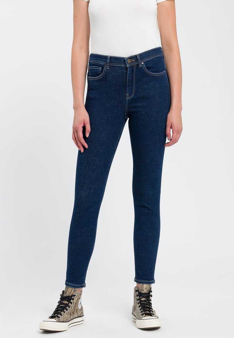 Cross Jeans Jeans Skinny Fit - dark mid blue/dark-blue denim - Zalando