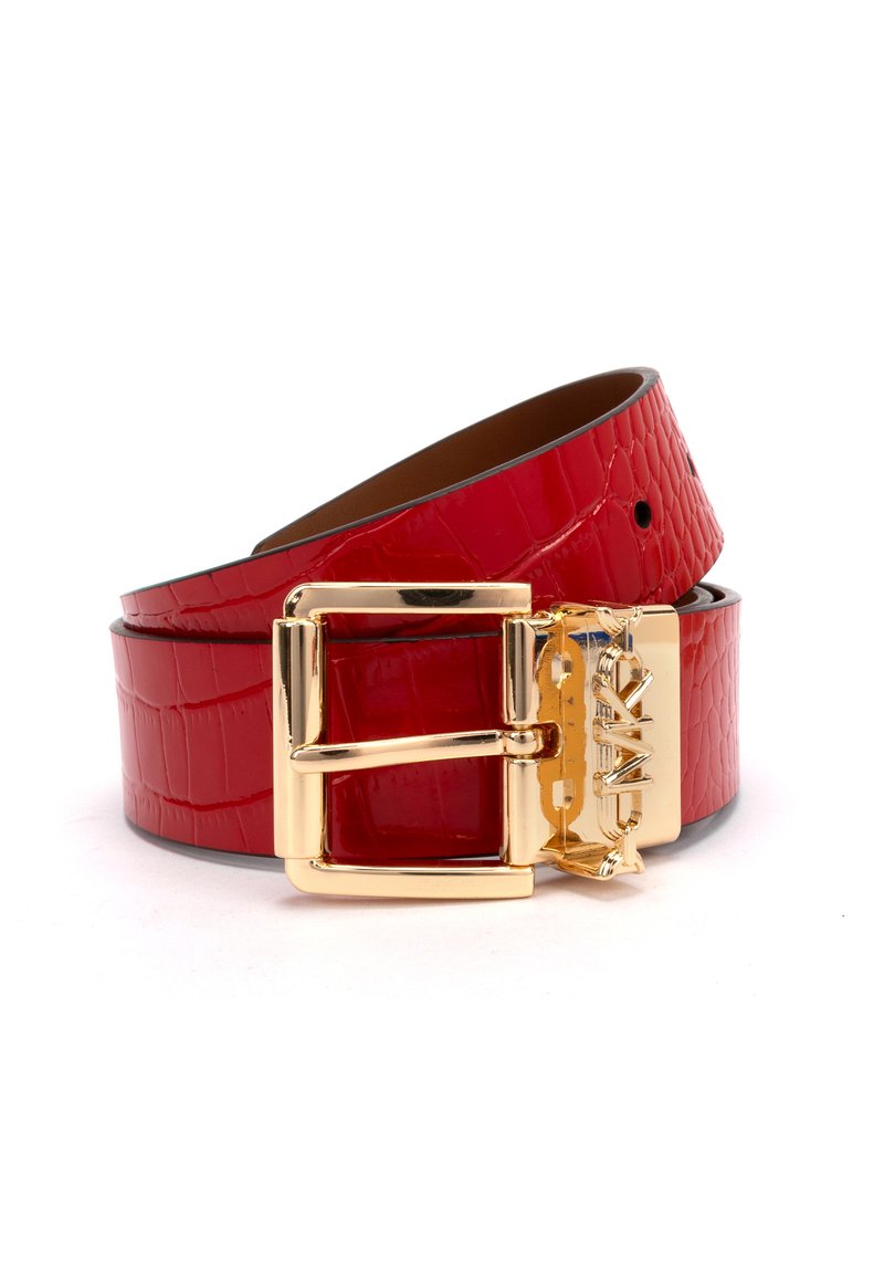 MICHAEL Michael Kors REVERSIBE - Belt - bright red/red - Zalando.ie