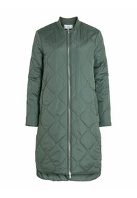 VILA VIMANON QUILTED JACKET - Klassinen takki - duck green ...