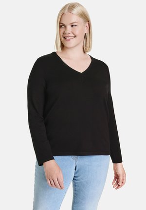 BOSS FALAO - Strickpullover - black/schwarz - Zalando.de