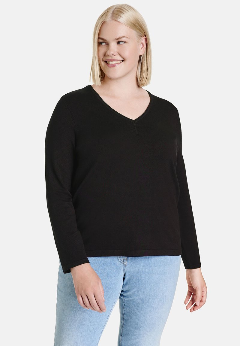Samoon KNITTED - Trui - black/zwart - Zalando.nl