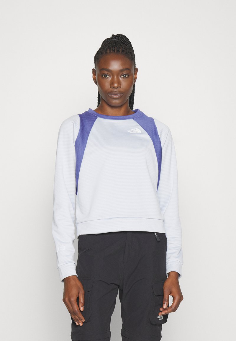The North Face CREW NECK - Sweatshirt - dusty periwinkle/cave blue ...