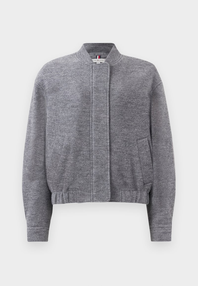 Tommy Hilfiger Bomberjacke - mid grey heather/grau - Zalando