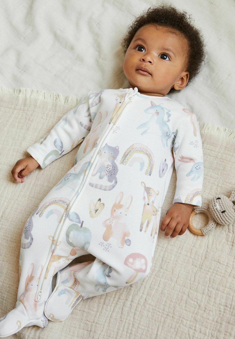 Next BABY SLEEPSUIT - Strampler - white ground/weiß - Zalando.ch
